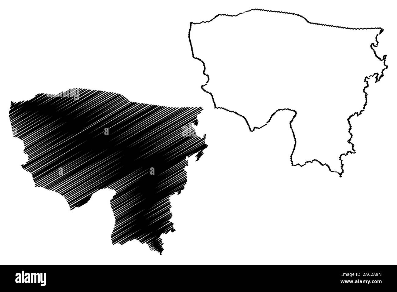 River Gee County (Counties of Liberia, Republic of Liberia) map vector ...