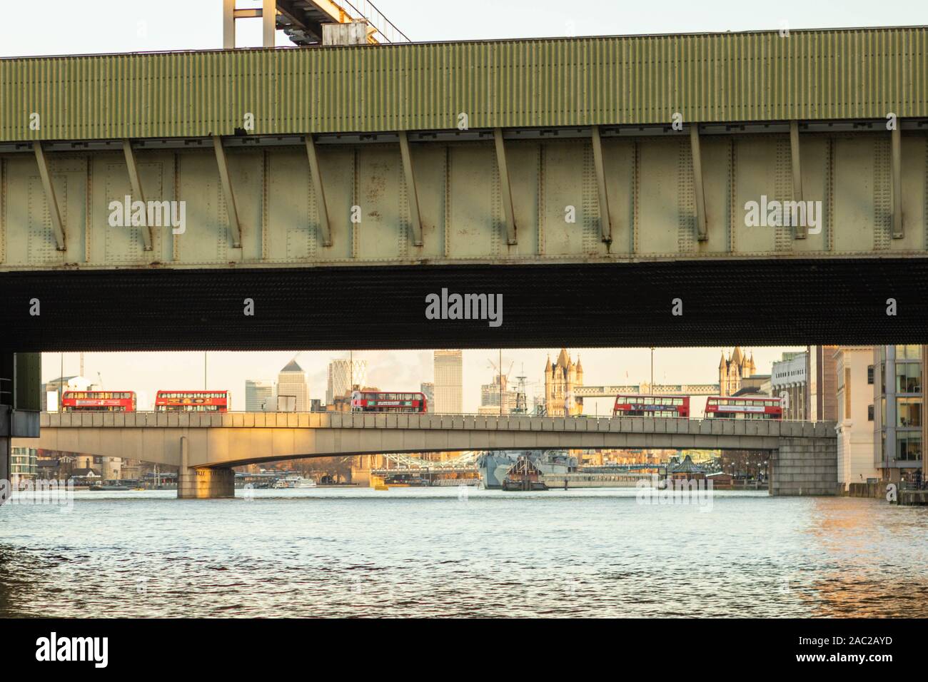 Borough Market, London, UK. 29th Nov, 2019. London Bridge, with ...