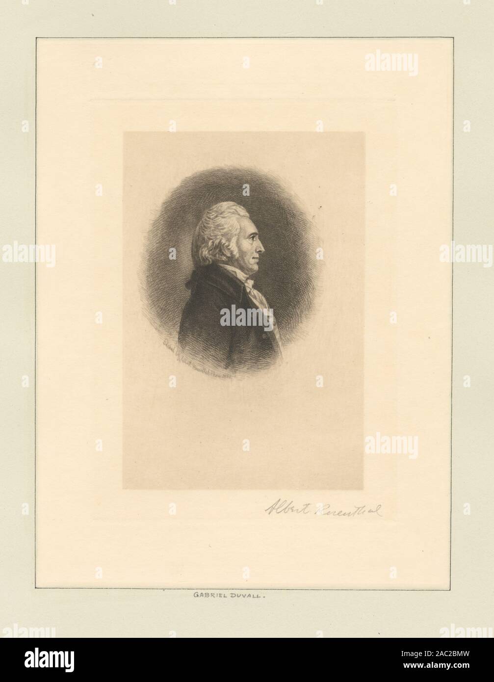 Gabriel Duvall Printmakers include Albert Rosenthal & Samuel Sartain ...