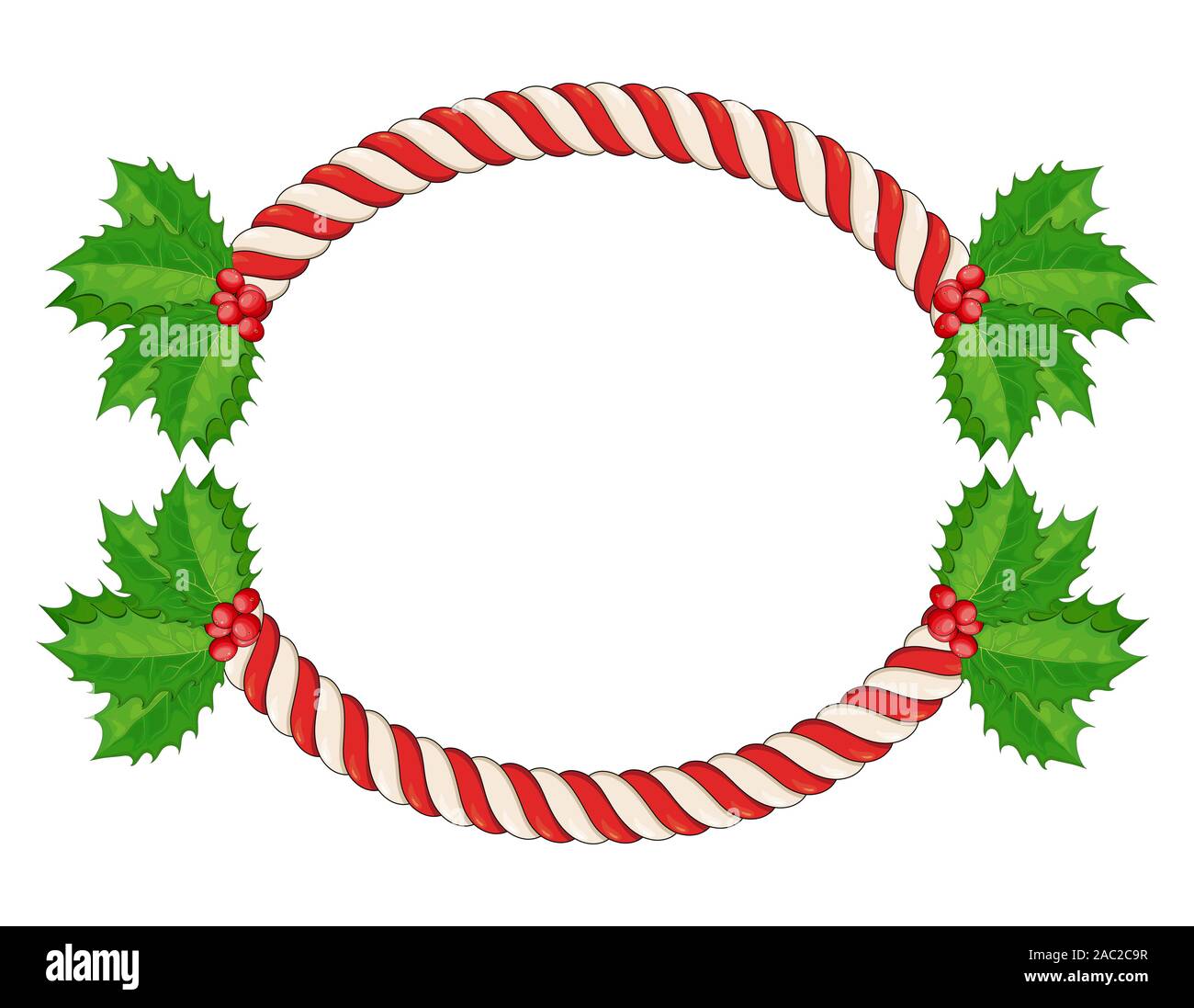 Candy Cane Clipart Border