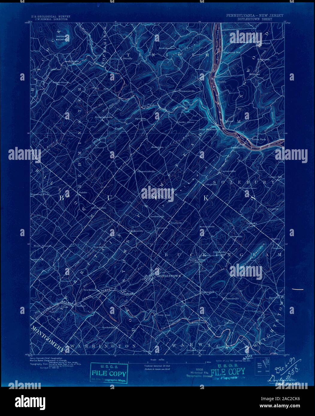 Doylestown pennsylvania map hi-res stock photography and images - Alamy