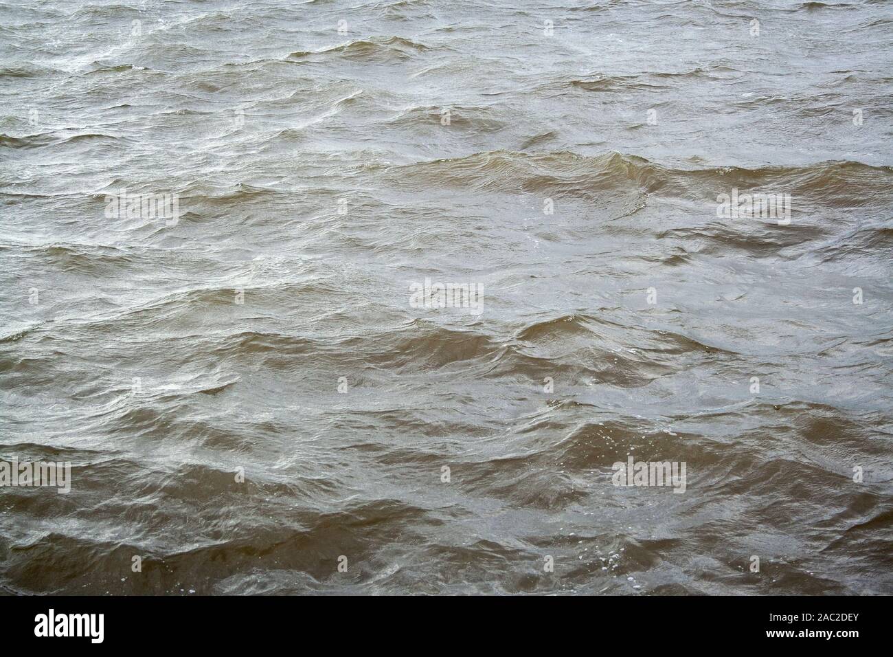 Rever water from above. Water pattern background at cloudy day Stock ...
