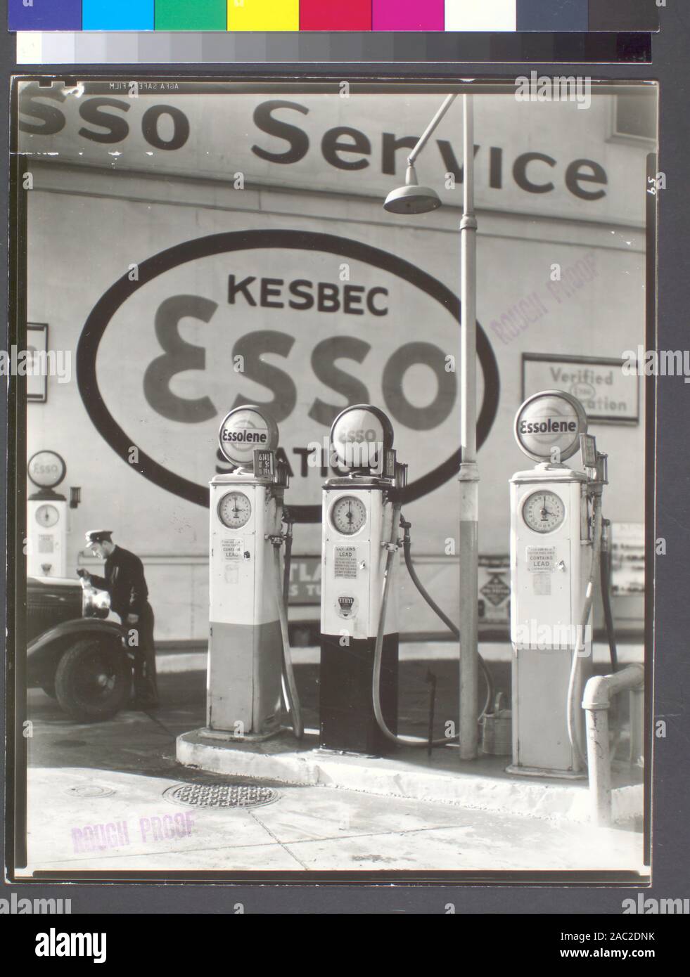 Kesbec esso station hi-res stock photography and images - Alamy