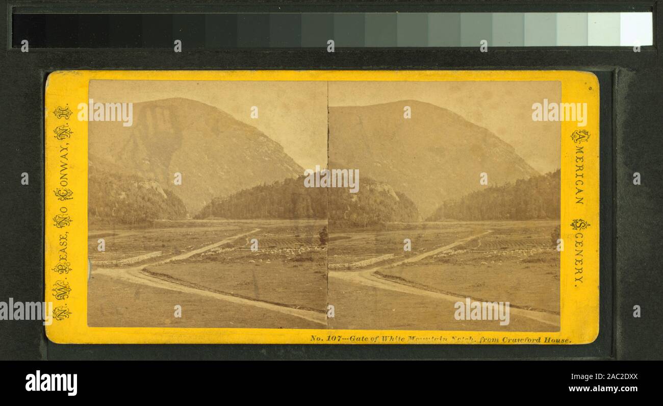 Gate of White Mountain Notch from Crawford House Gate of White Mountain ...