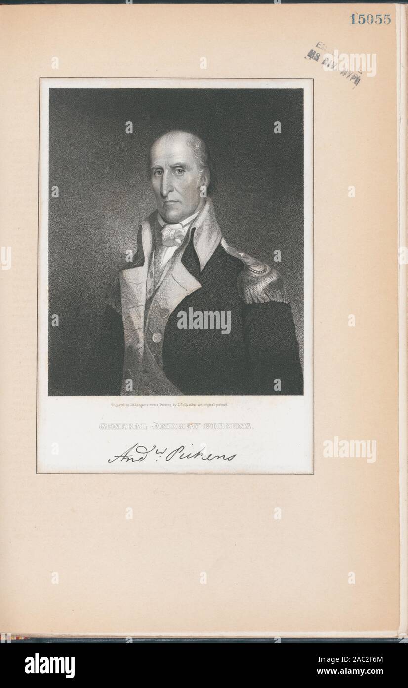 Gen Andrew Pickens EM15055; Gen. Andrew Pickens Stock Photo - Alamy