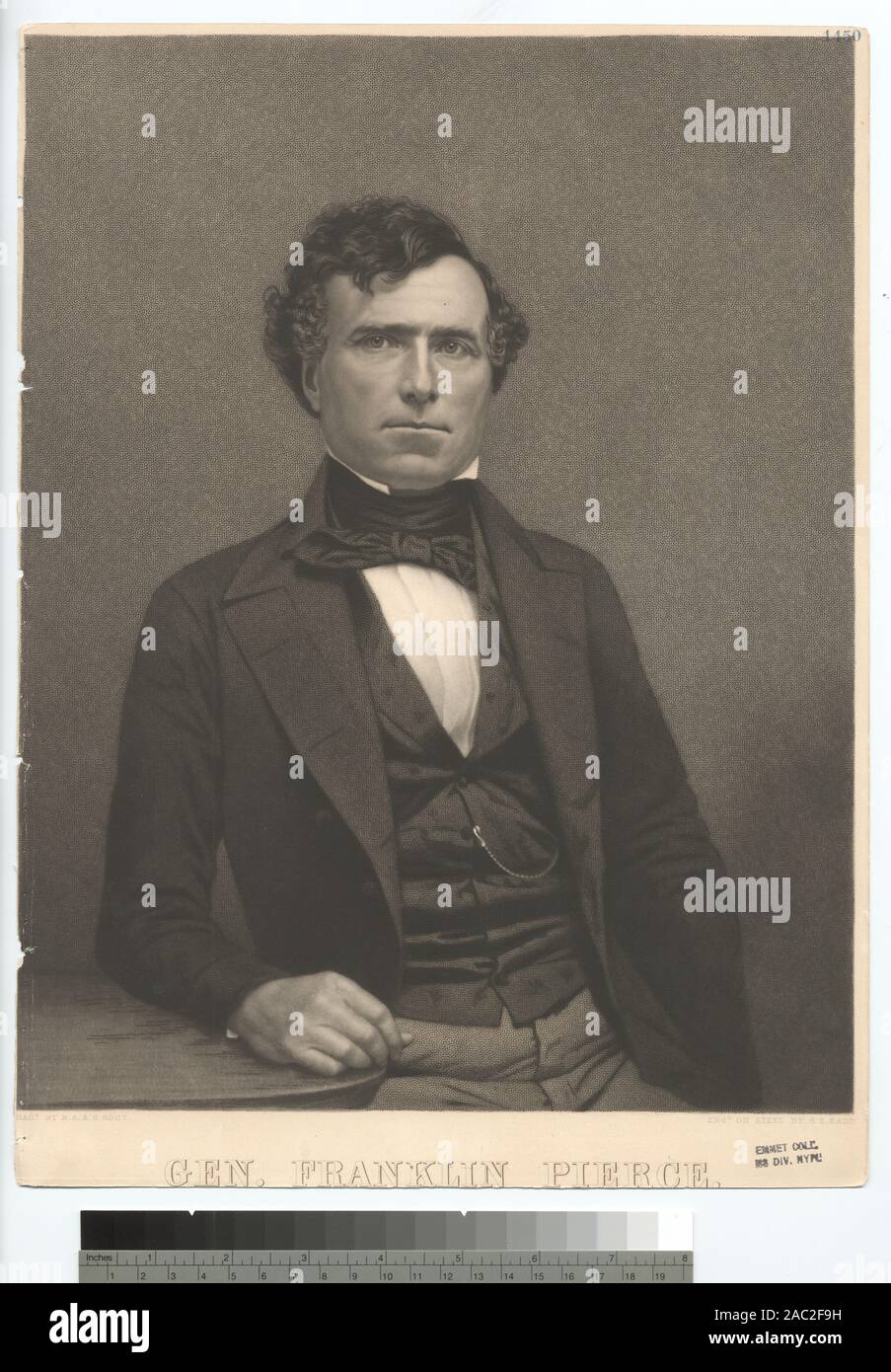Gen Franklin Pierce EM1450; Gen. Franklin Pierce Stock Photo - Alamy