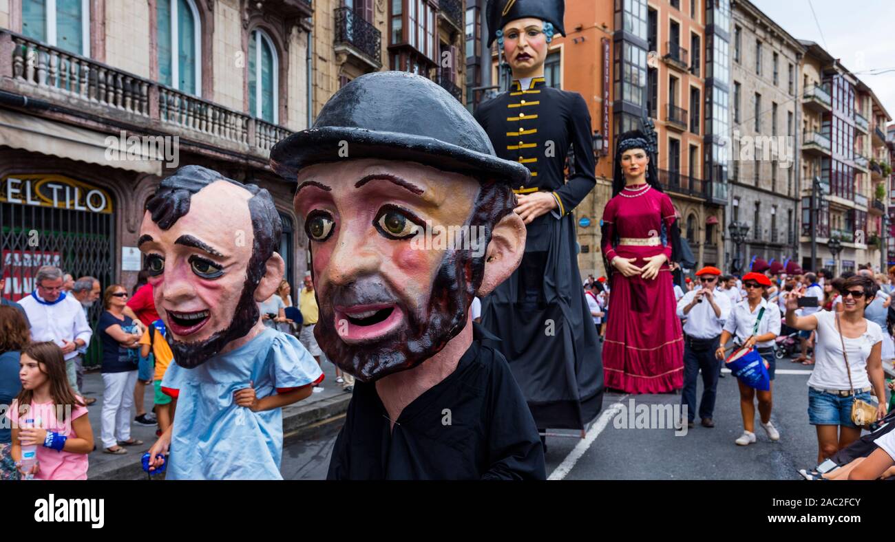 “Giants and Big-Heads”, Aste Nagusia (English: Great Week) the main ...