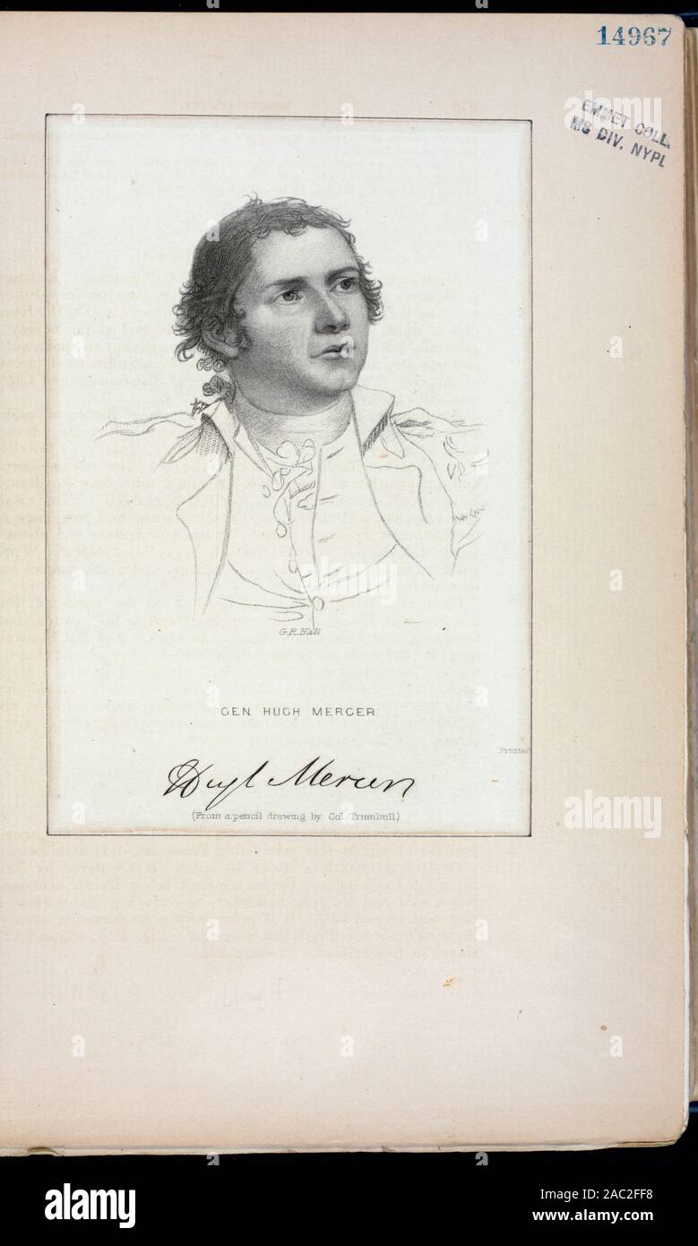 Battle of princeton mercer hi-res stock photography and images - Alamy