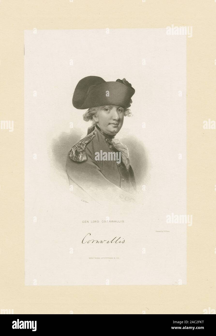 Gen Lord Cornwallis Includes photomechanical reproductions. Title from ...