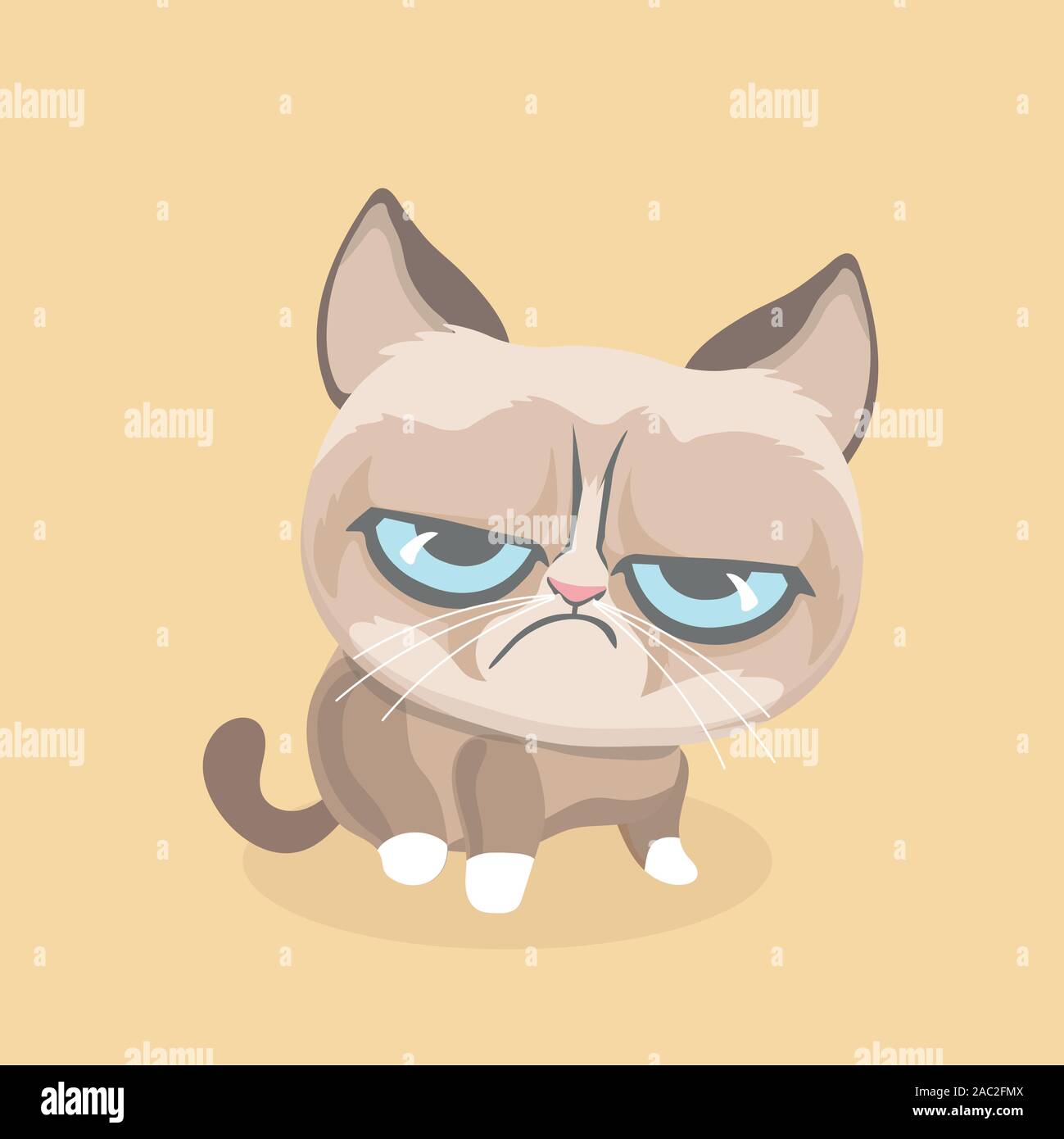 Grumpy Cat Vector File