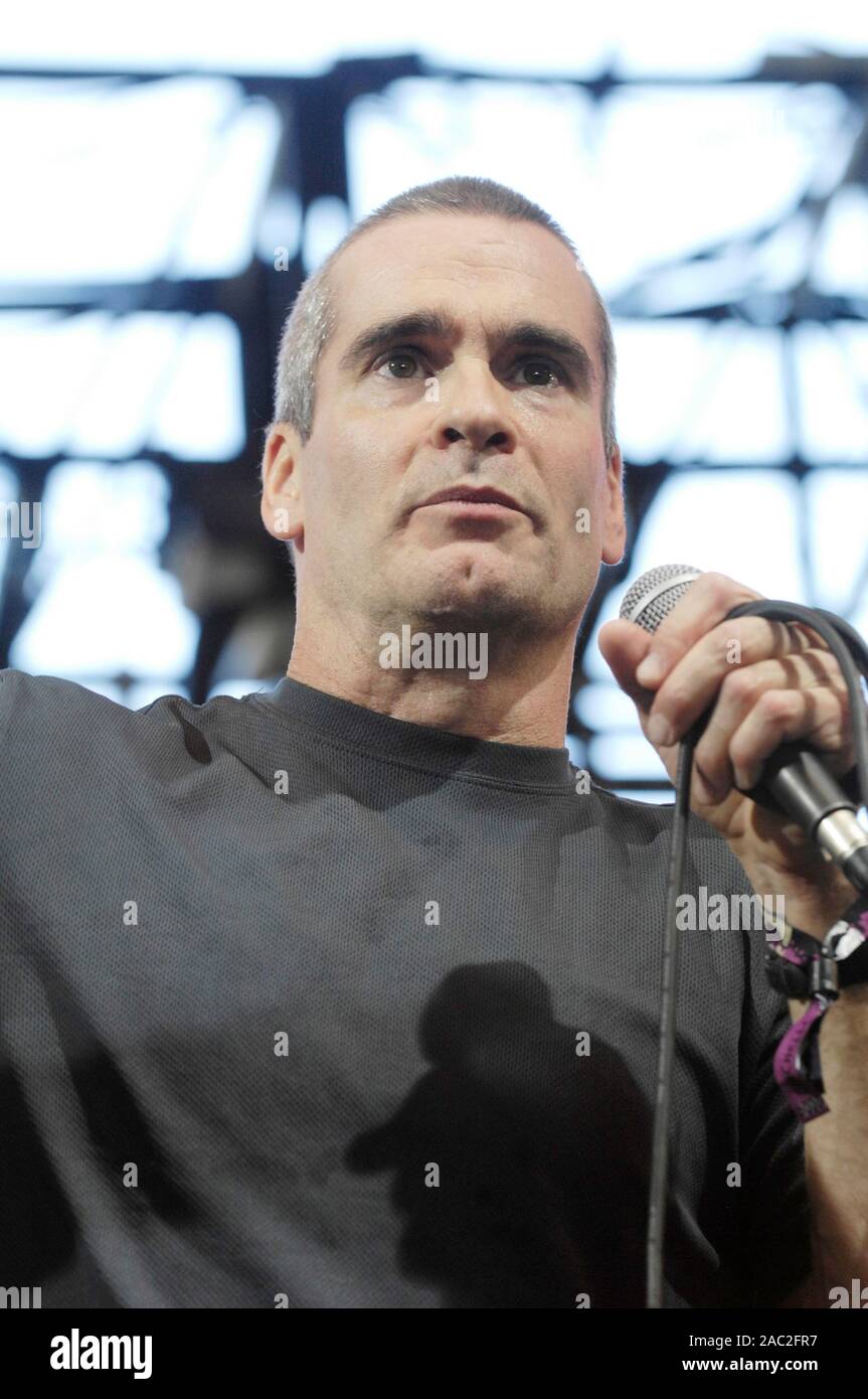 Henry Rollins performs spoken words at the 2009 Coachella Music ...
