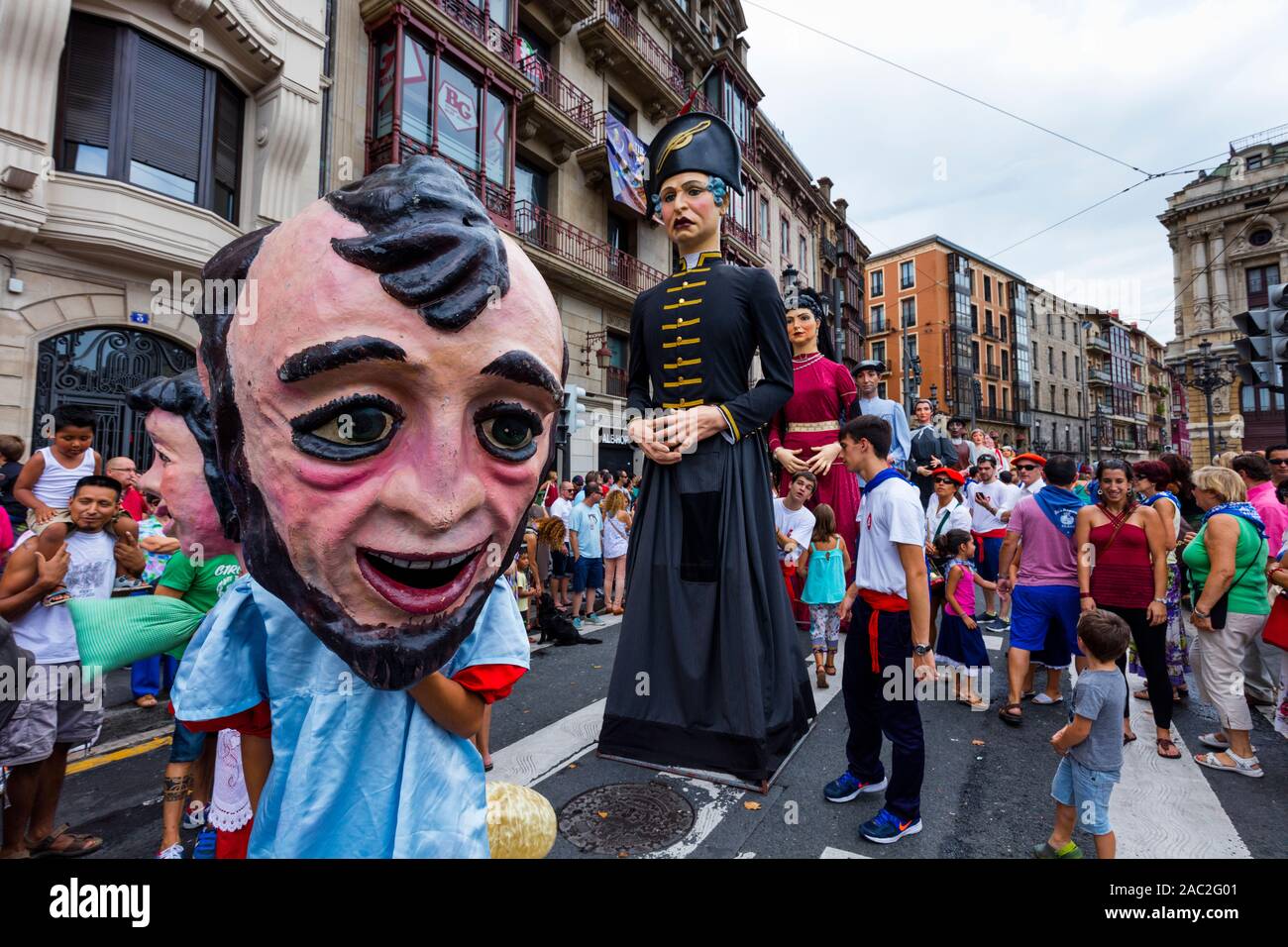 Bilbao aste nagusia festival hi-res stock photography and images - Alamy