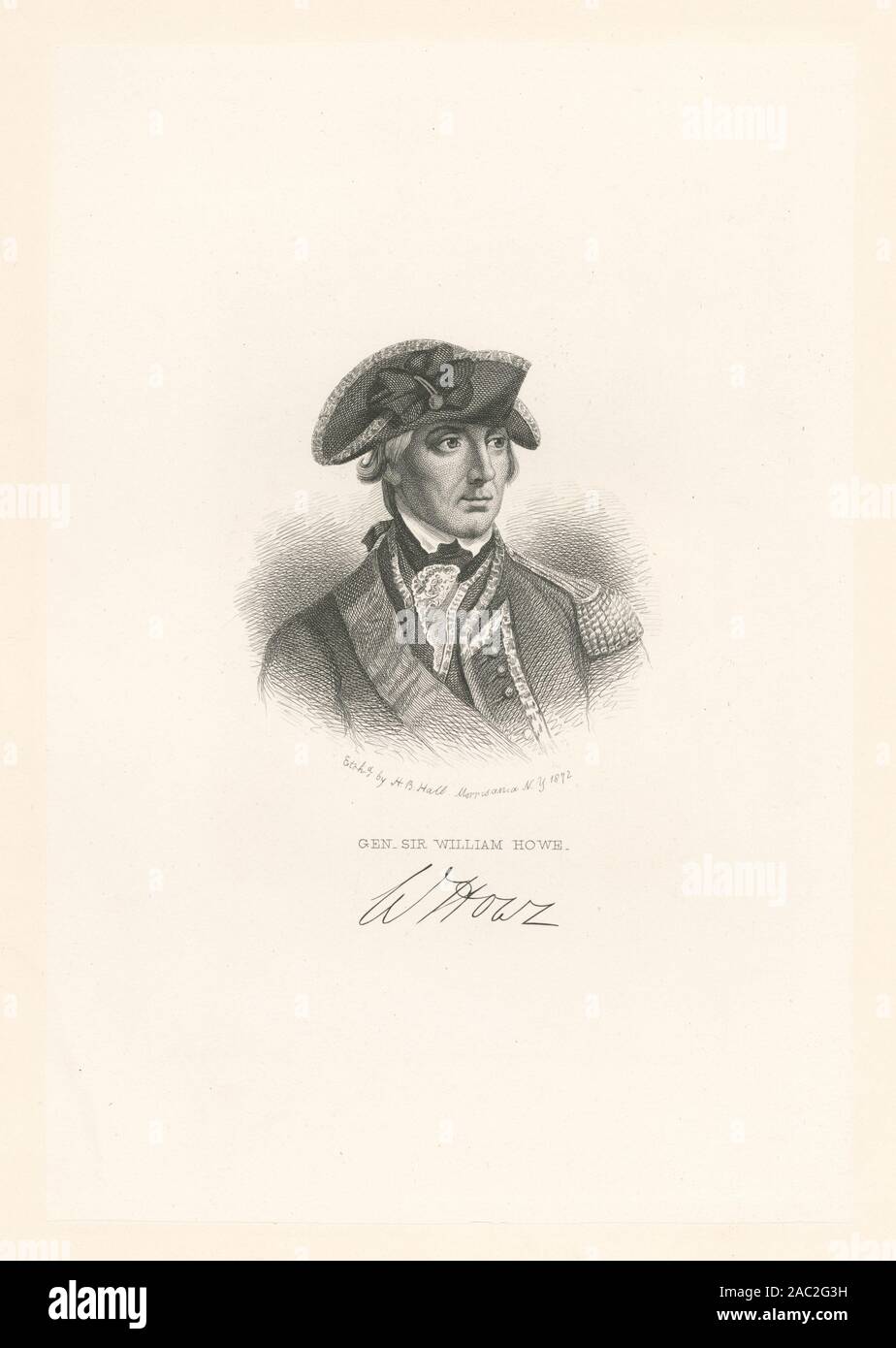 Gen Sir William Howe Printmakers include George R. Hall, Henry Bryan ...