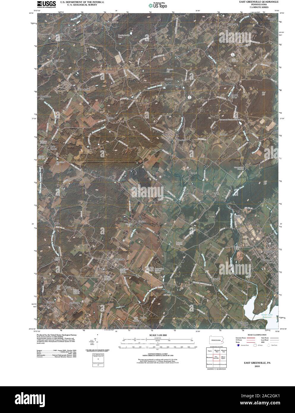 Greenville pennsylvania map hi-res stock photography and images - Alamy