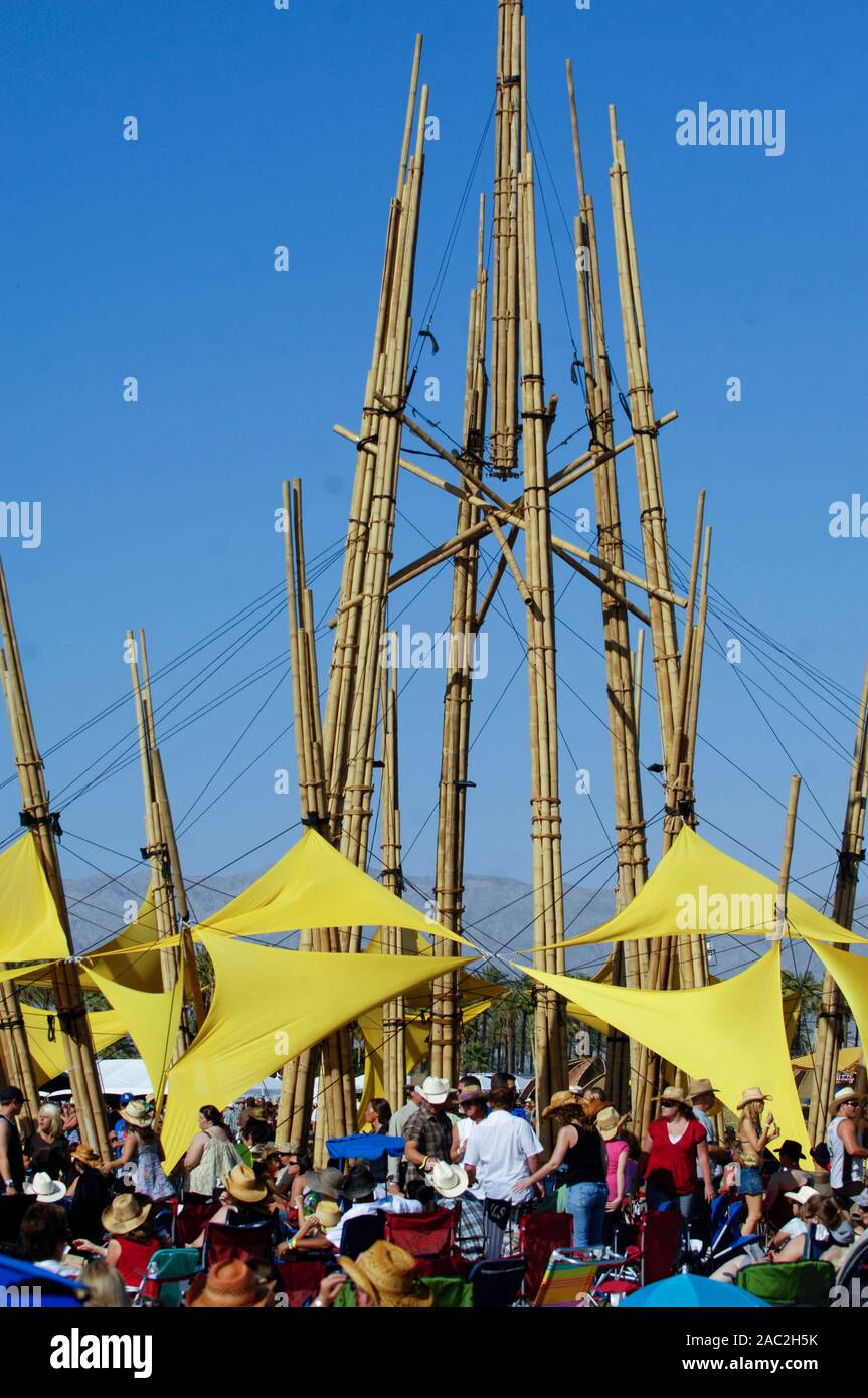 Atmosphere at the 2009 Stagecoach Festival in Indio Stock Photo - Alamy