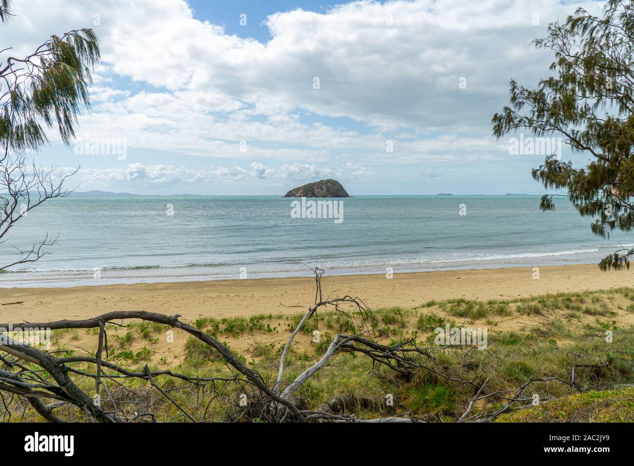 the beautiful beach of Agnes Water in Australia Stock Photo - Alamy
