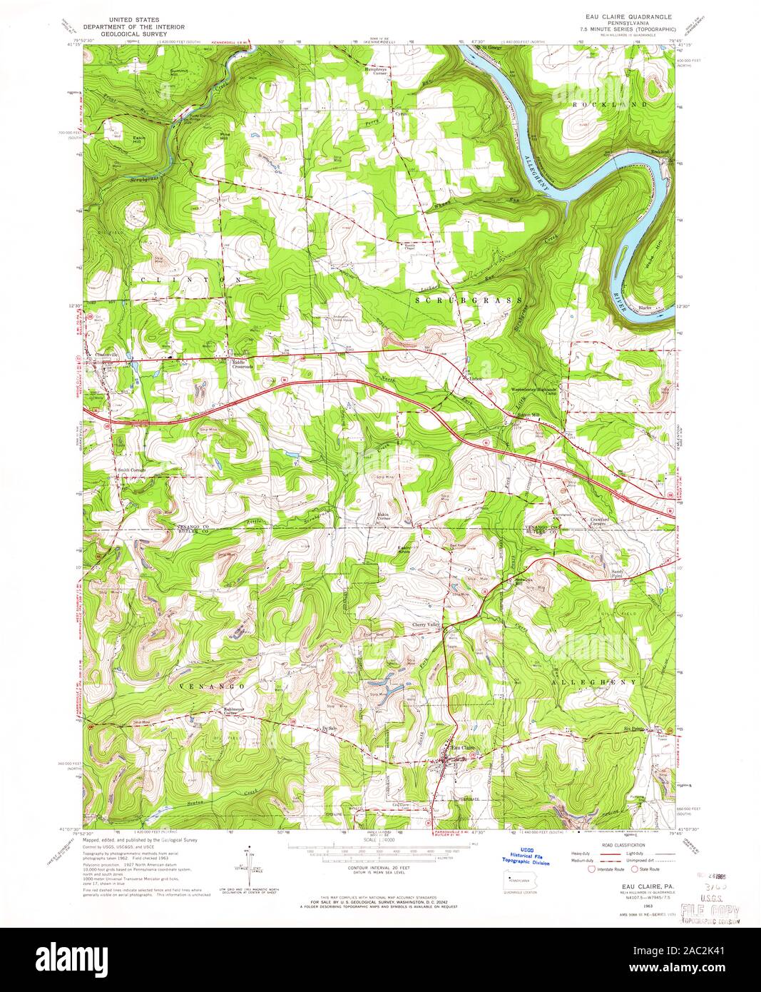 Map of eau claire hi-res stock photography and images - Alamy