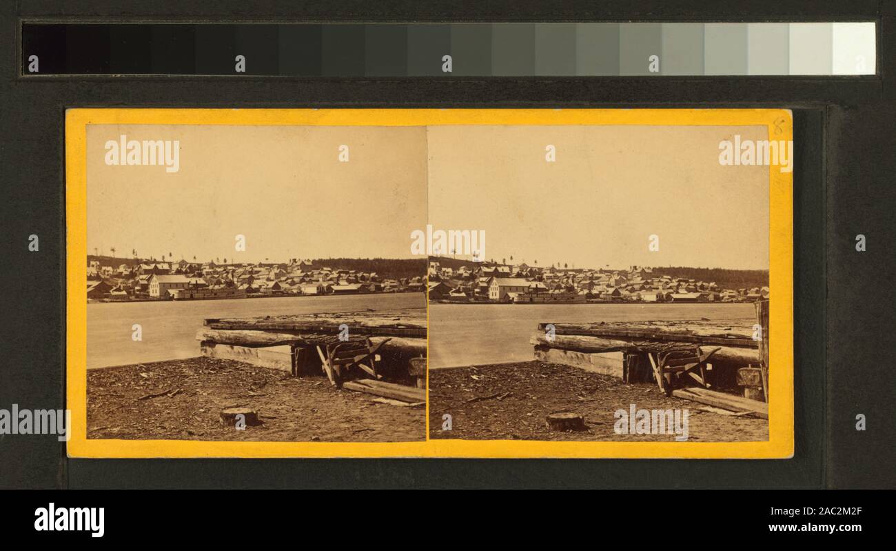General view of Houghton from the Pewabic dock, Portage Lake General ...