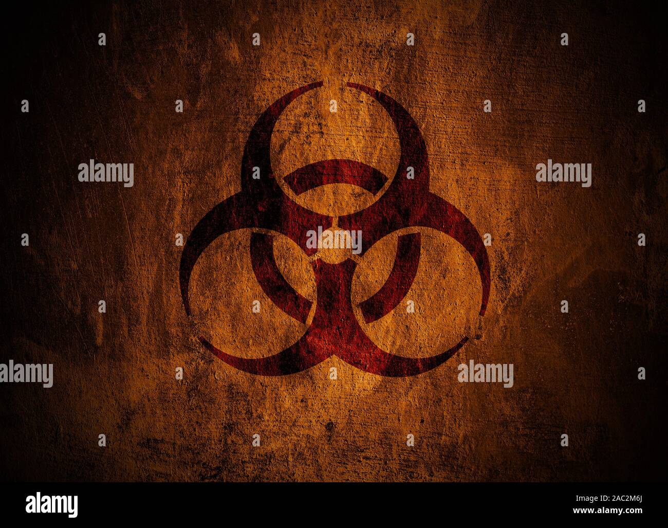Zombie Biohazard Symbol Wallpaper
