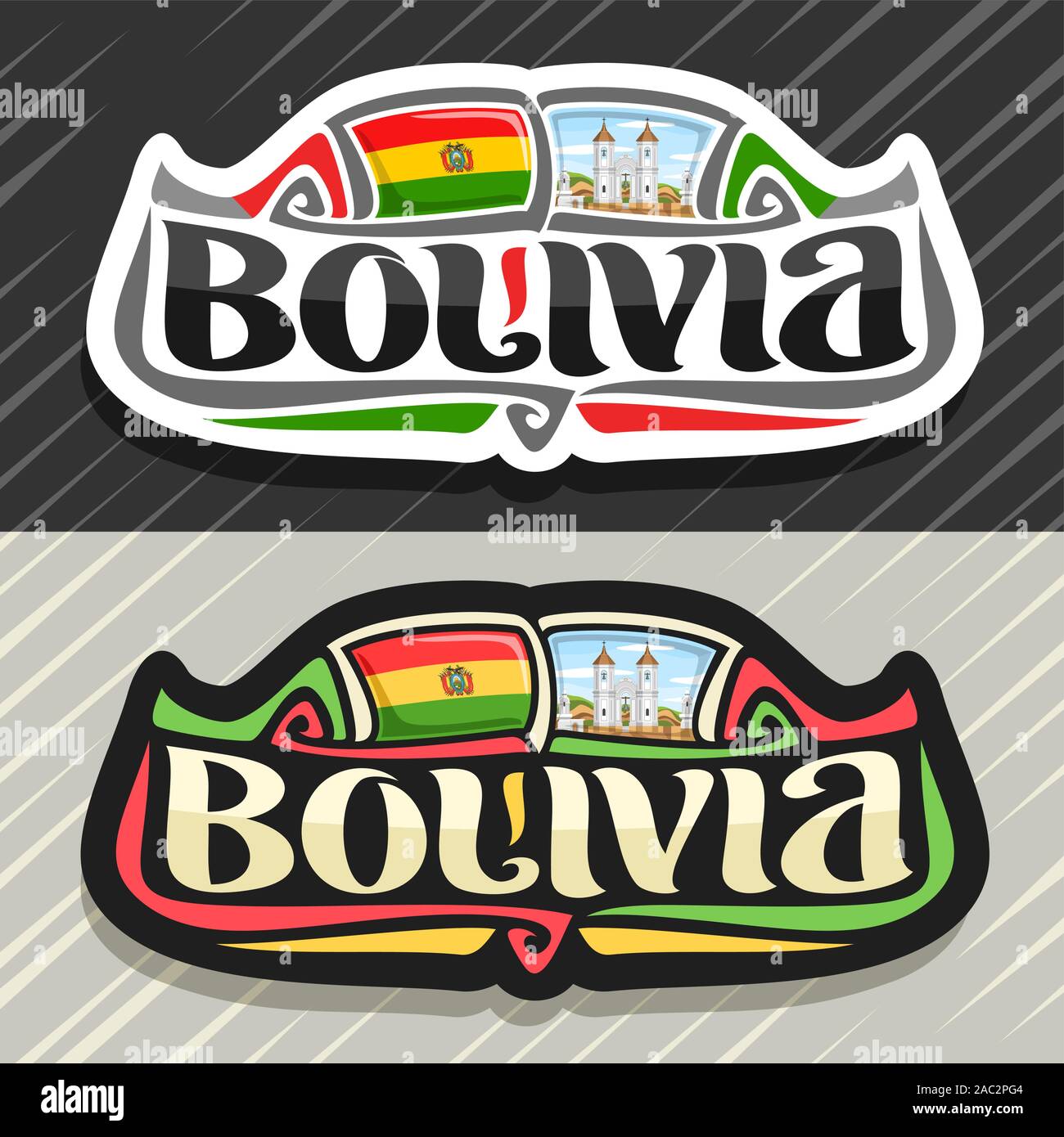Landmark bolivia Stock Vector Images - Alamy