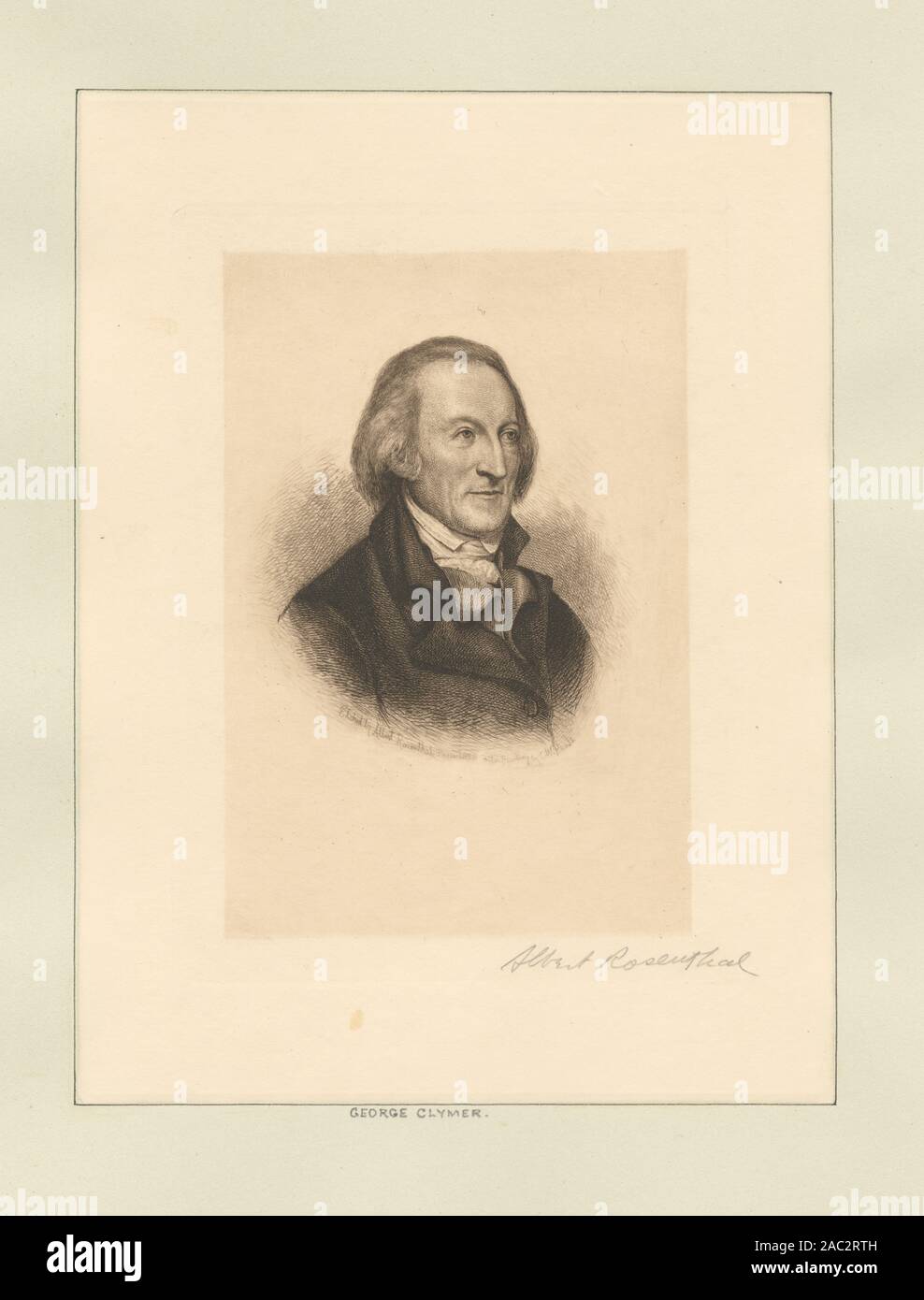 George Clymer Printmakers include Albert Rosenthal & Samuel Sartain ...