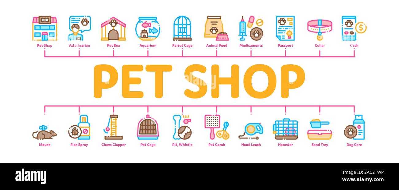 Minimal pet icons Cut Out Stock Images & Pictures - Alamy