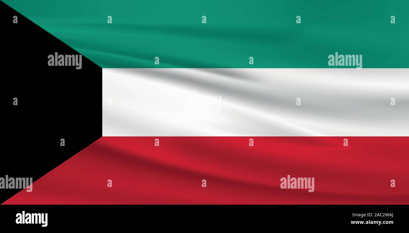 Waving Gaza flag, official colors and ratio correct. Gaza national flag ...
