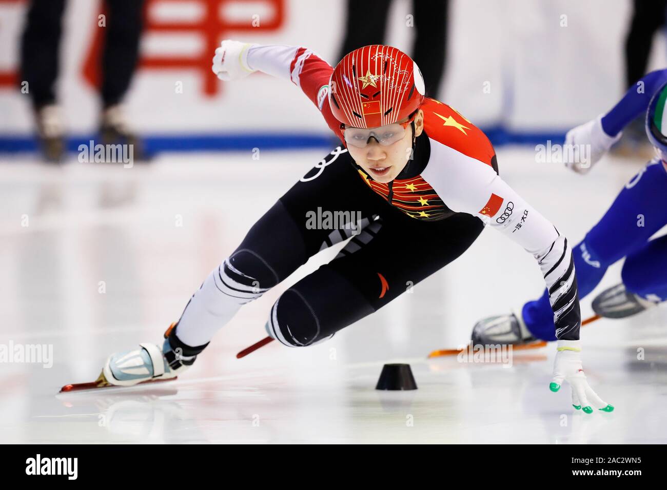 Nippon Gaishi Arena, Nagoya, Aichi, Japan. 30th Nov, 2019. Zang Yize ...