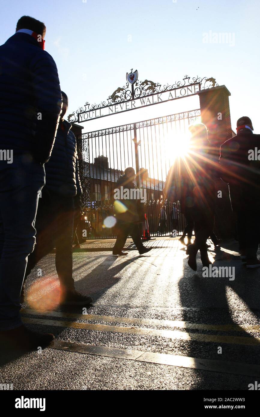 Shankly gates hi-res stock photography and images - Alamy