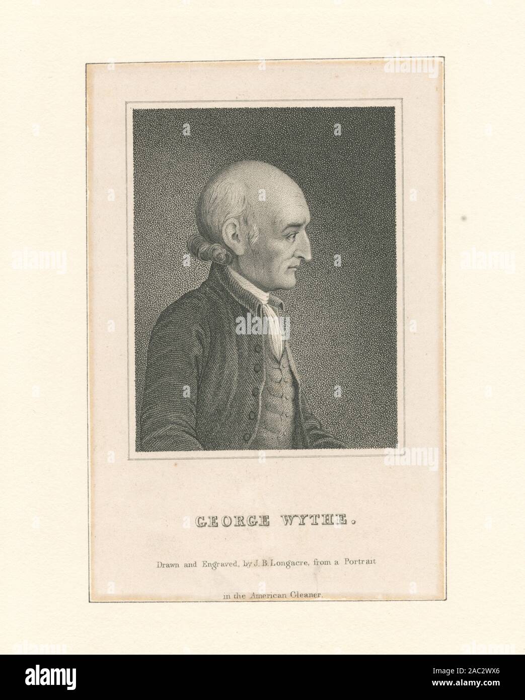 George Wythe EM3749-50; George Wythe Stock Photo - Alamy