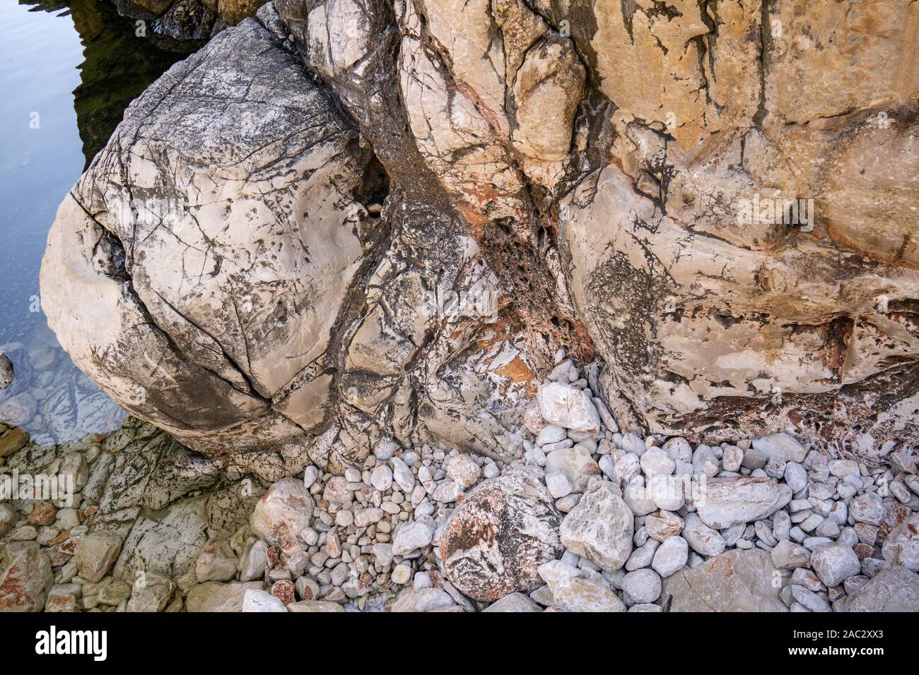 Rocks and water Stock Photo - Alamy