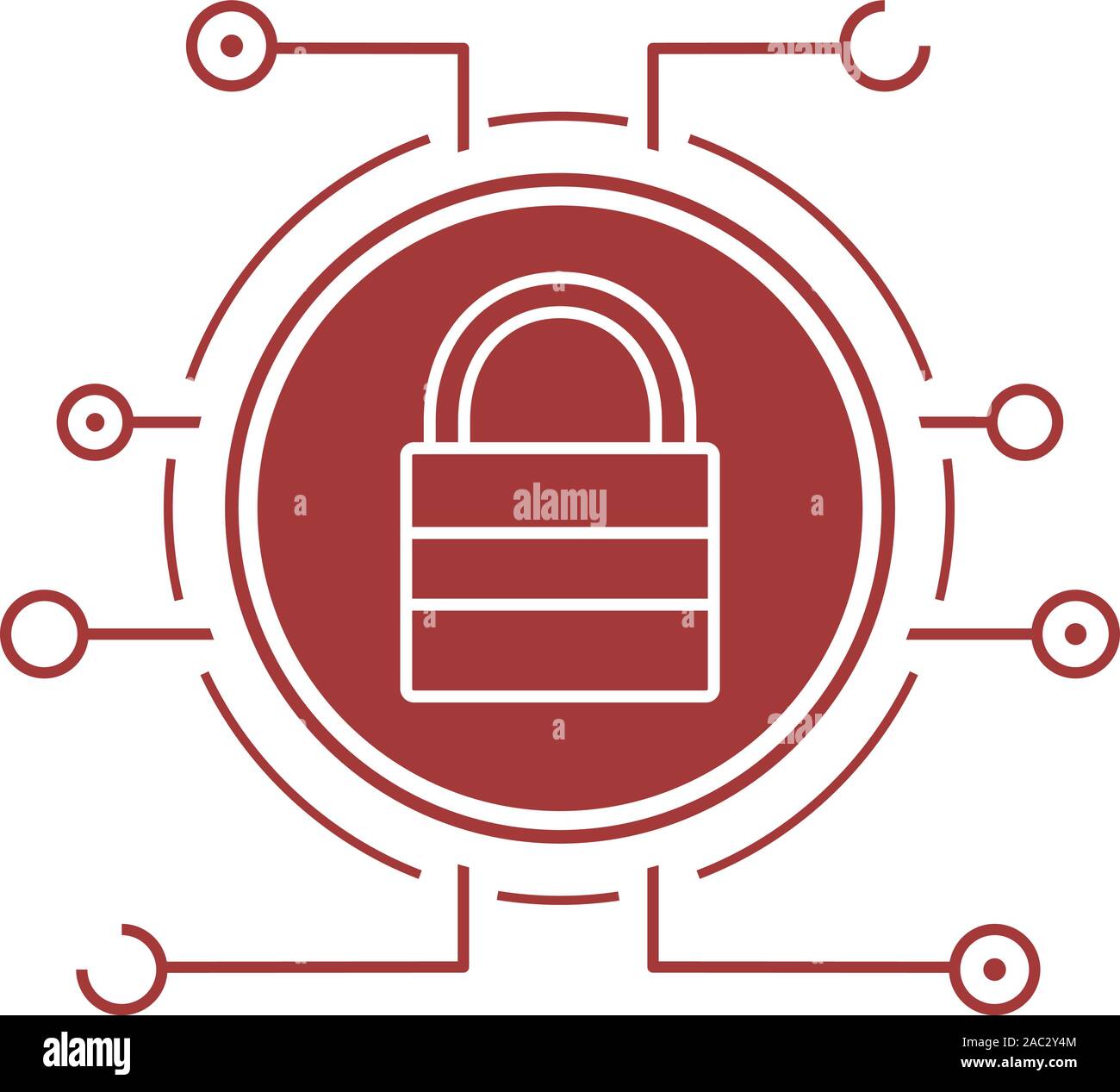 Lock icon. Cyber security silhouette symbol. Access denied. Closed ... Lock icon. Cyber security silhouette symbol. Access denied. Closed ...