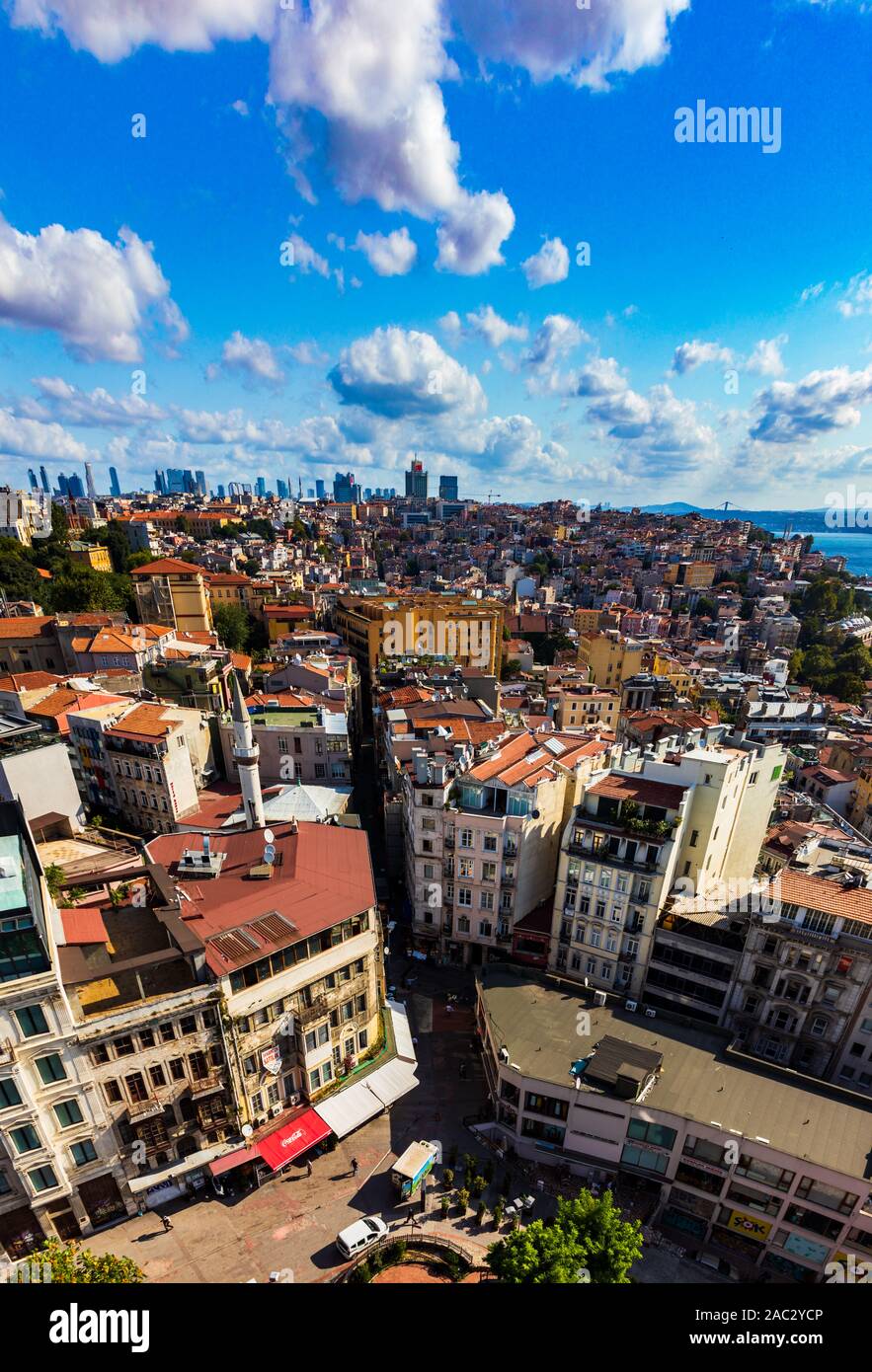 Panoramic birds eye view istanbul hi-res stock photography and images ...
