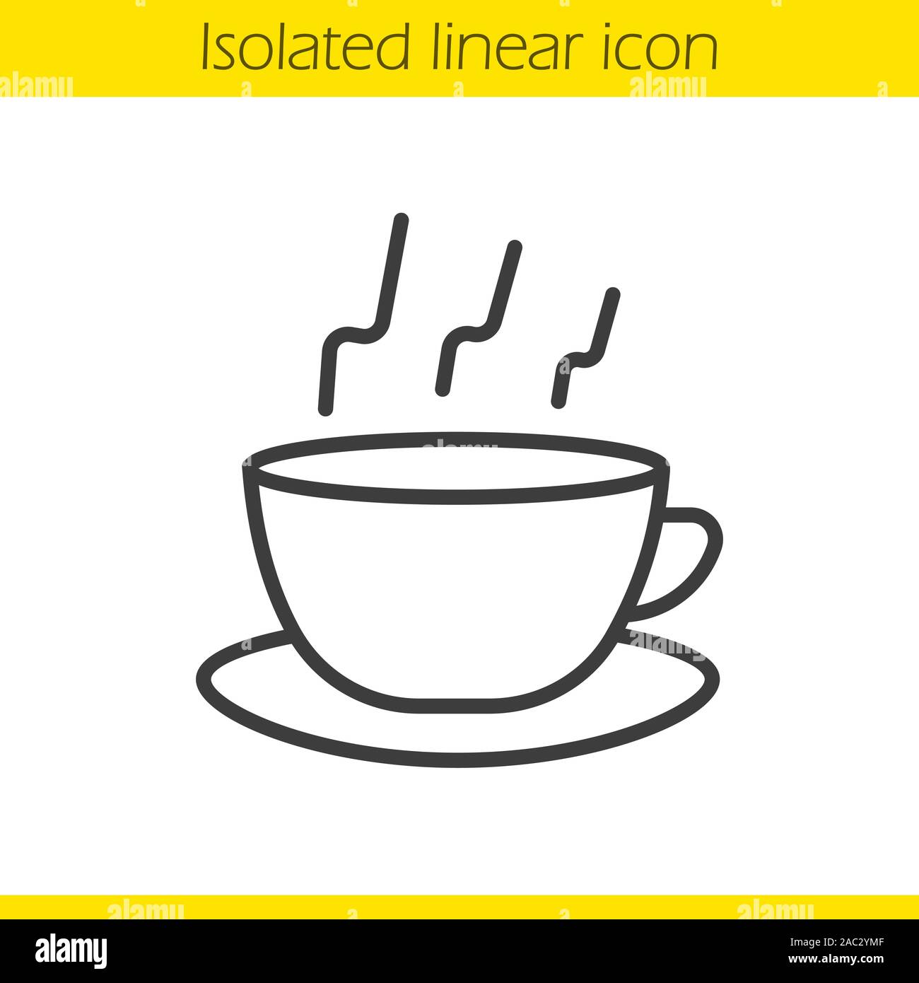 Steaming Cup Of Coffee Drawing