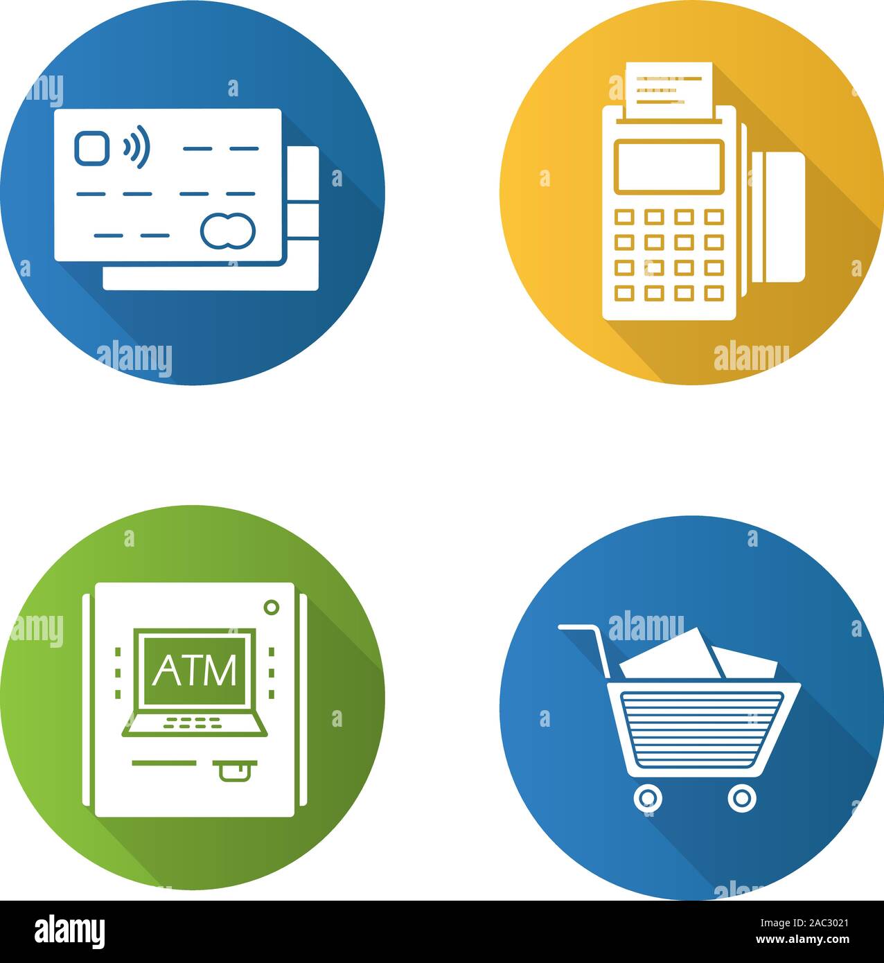 Store credit cards vector vectors Cut Out Stock Images & Pictures - Alamy