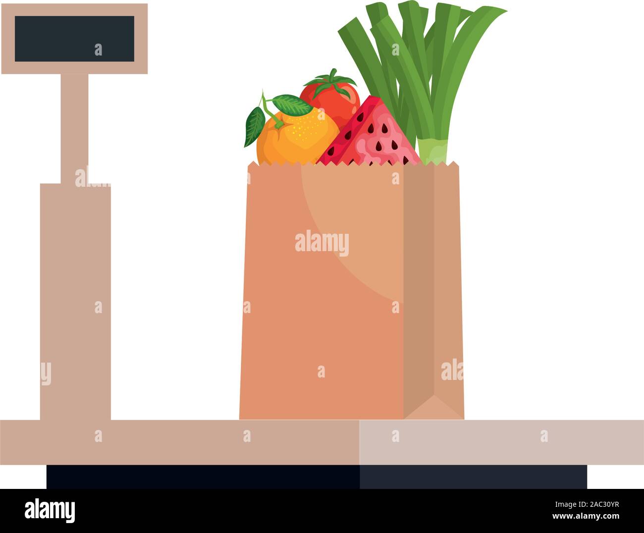 Isolated shop scale vector design Stock Vector Image & Art - Alamy
