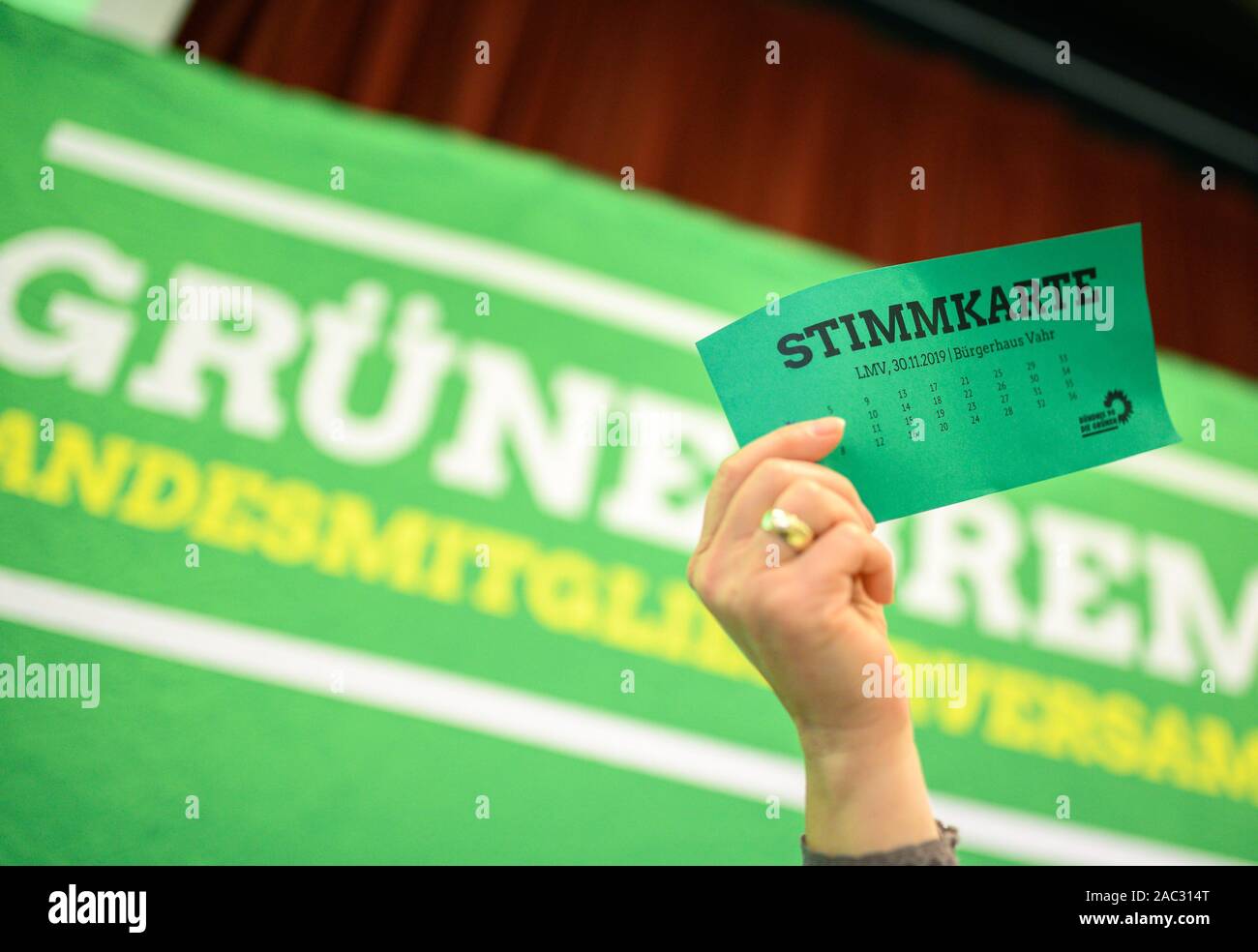Bremen, Germany. 30th Nov, 2019. During the state general assembly of ...