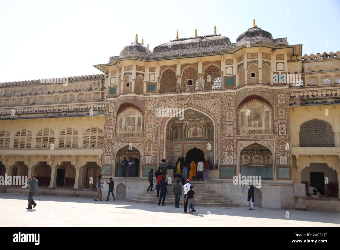 Amber fort in the mountains of Jaipur, a beautiful fort/palace from the ...
