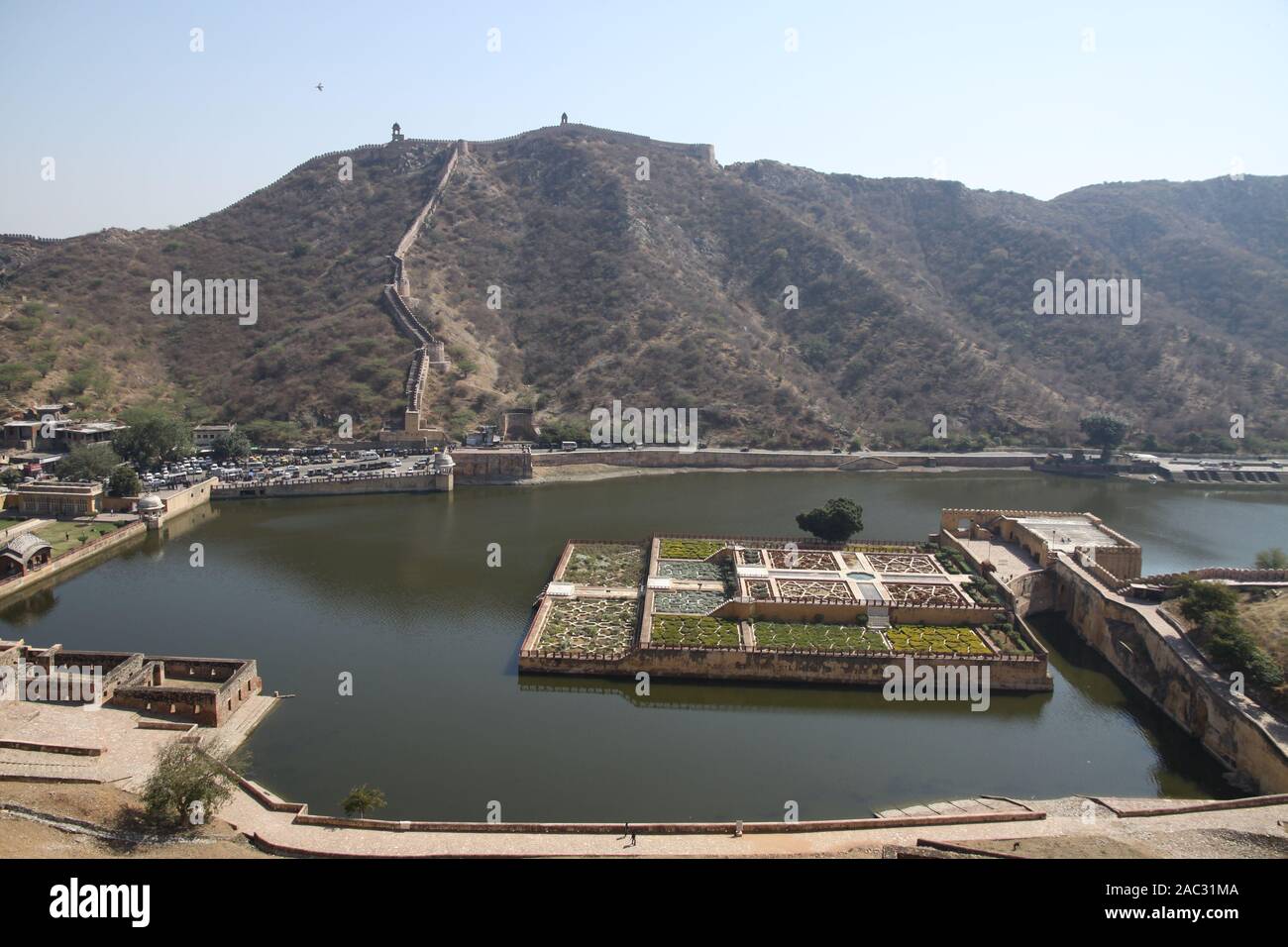 Amber fort in the mountains of Jaipur, a beautiful fort/palace from the ...