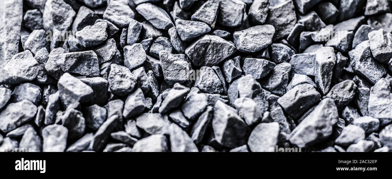 Decor, surface and nature concept - Grey stone pebbles as abstract ...