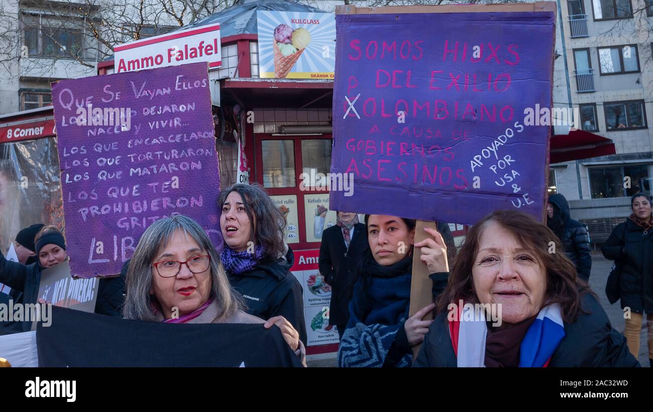 Malmo, Sweden. 30th Nov, 2019. Demonstration Against Oppression in ...
