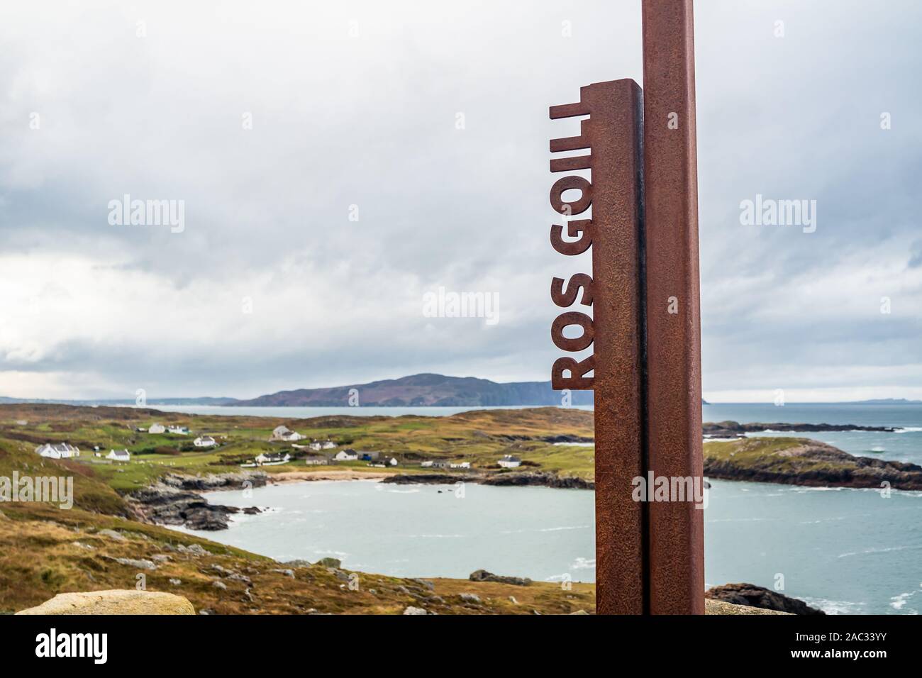 ROSGOIL, COUNTY DONEGAL / IRELAND - NOVEMBER 29 2019 : Rosgoill ...