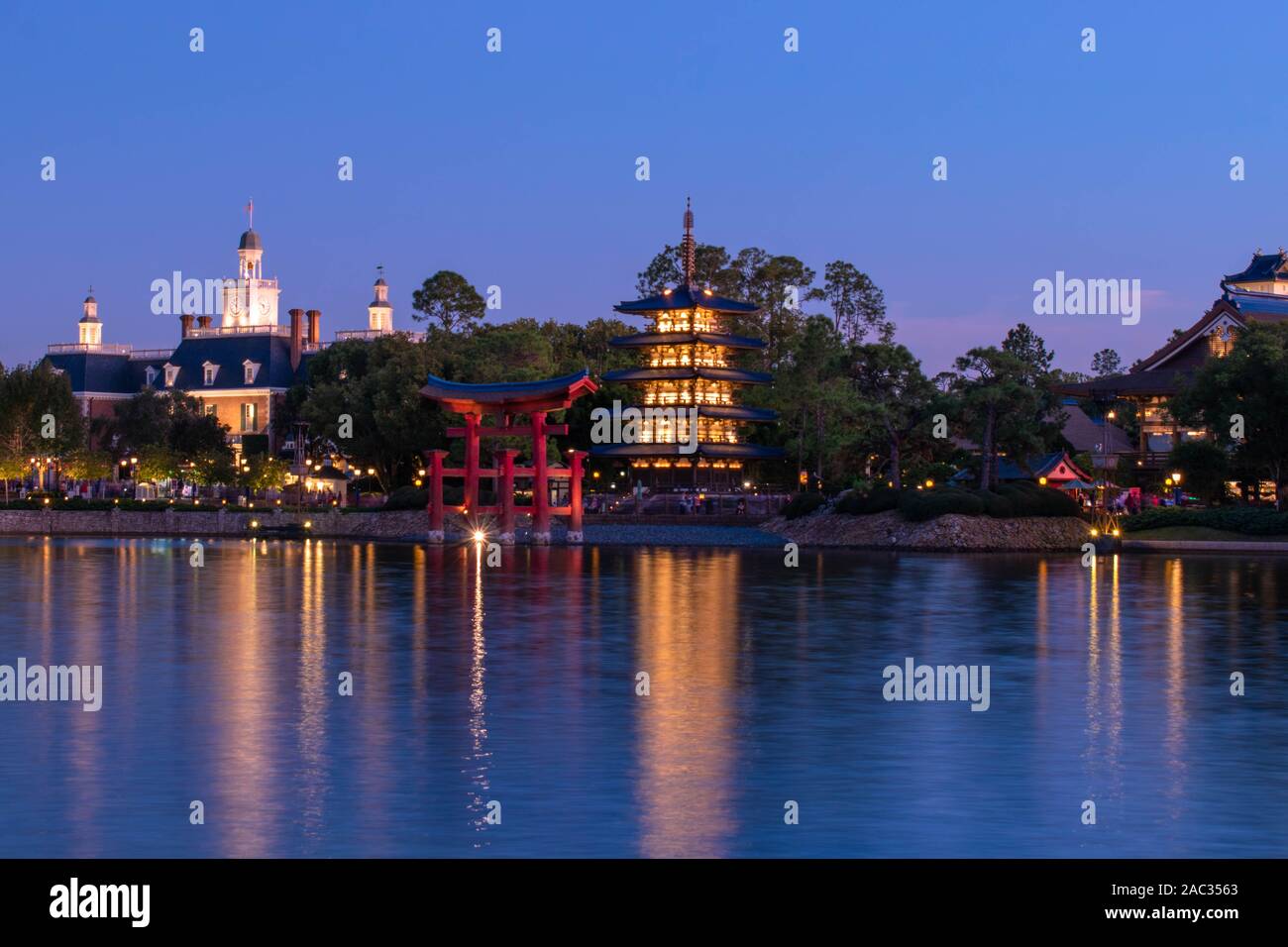 Orlando, Florida . November 18, 2019. Panoramic view of The American ...