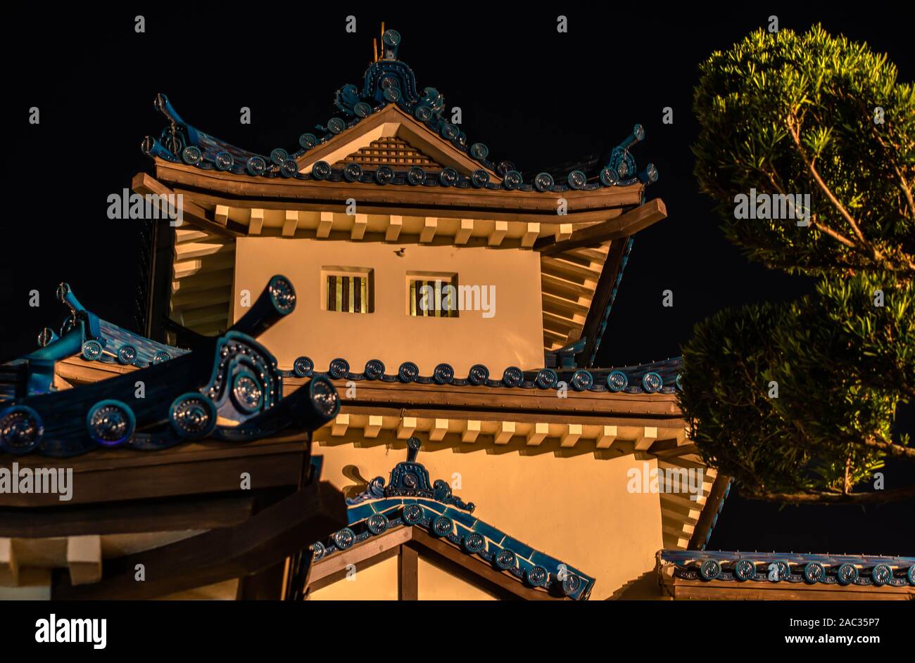 Orlando, Florida . November 18, 2019. Top view of Japan building at ...