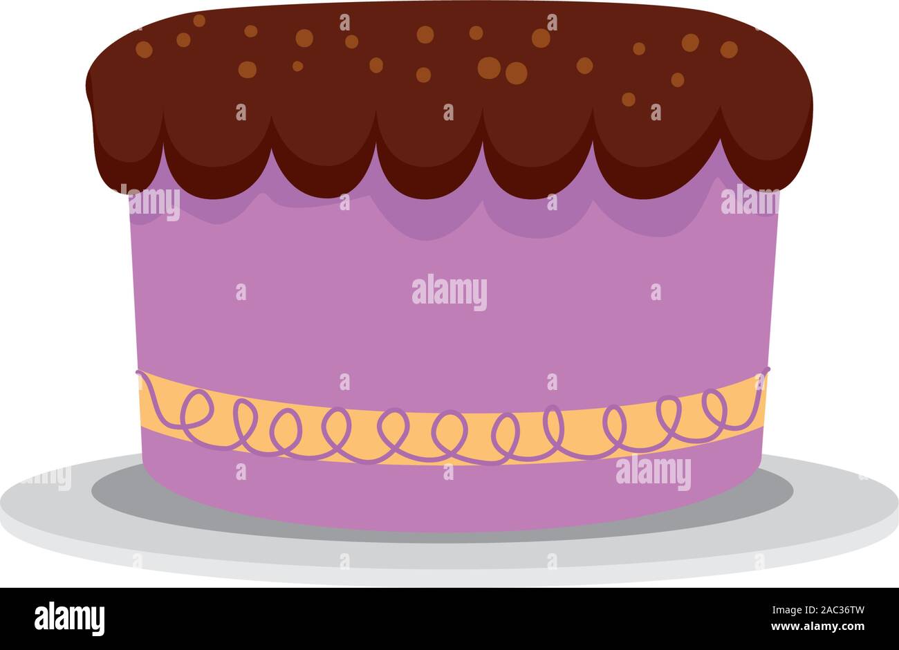 Happy birthday cake vector design Stock Vector Image & Art - Alamy