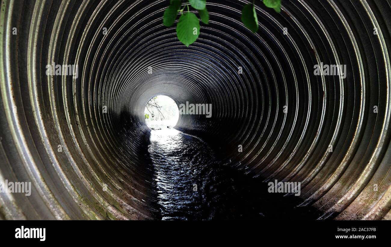Concrete culvert under road hi-res stock photography and images - Alamy