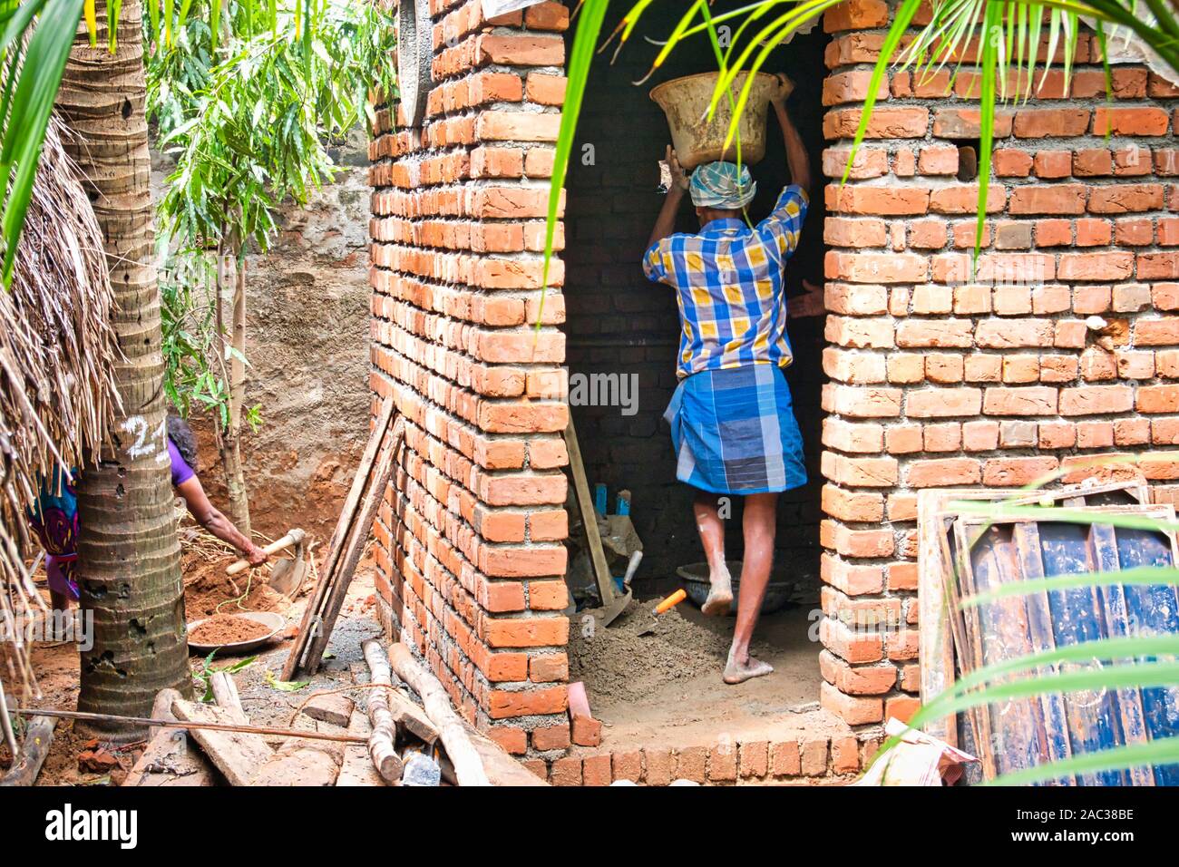 PUDUCHERRY, INDIA - DECEMBER Circa, 2018. Unidentified professional ...