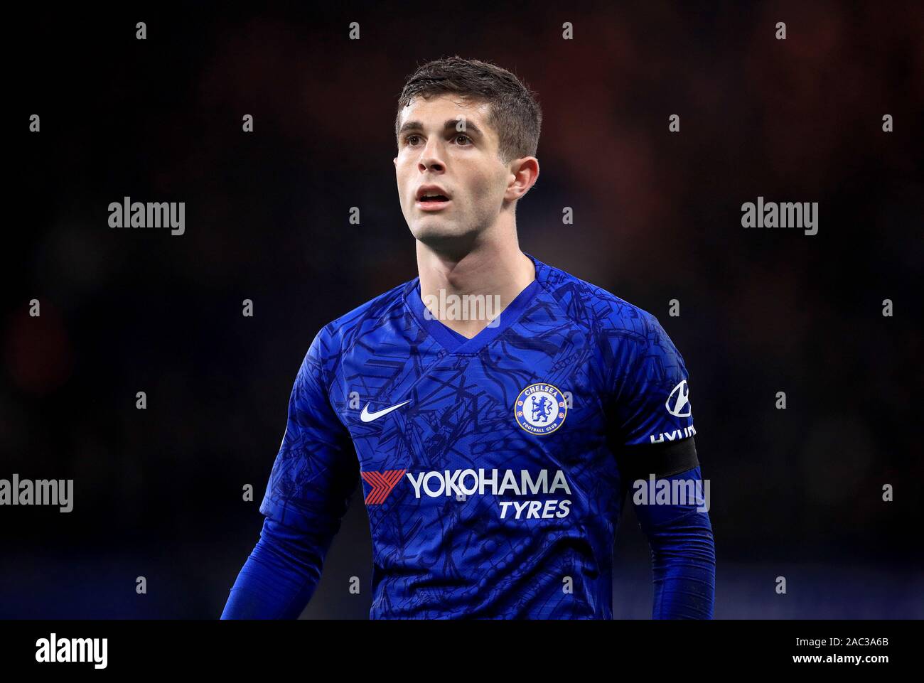 Chelsea's Christian Pulisic during the Premier League match at Stamford ...
