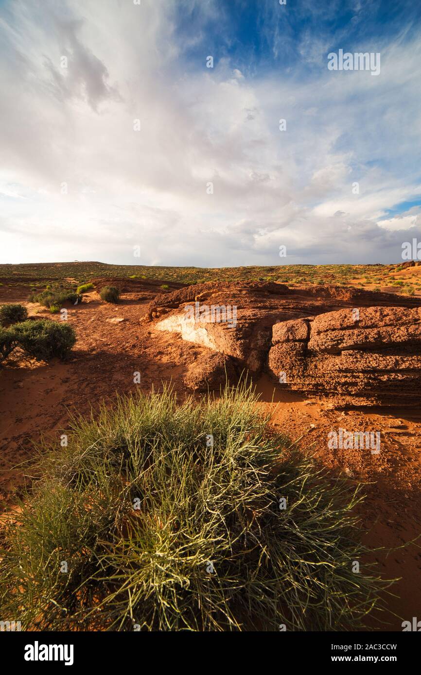 Red Rock Desert Landscape of Utah in the Iconic American Southwest ...