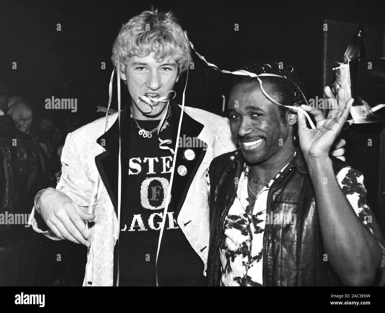 Captain Sensible and Phil Fearon,Busby's Stock Photo - Alamy